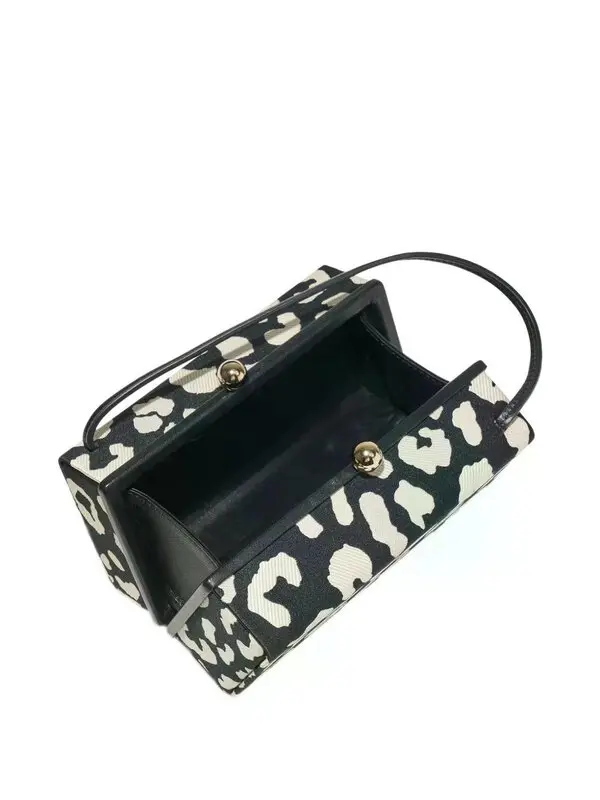 Carolina Herrera Mimi Leopard-print Jacquard Mini Bag