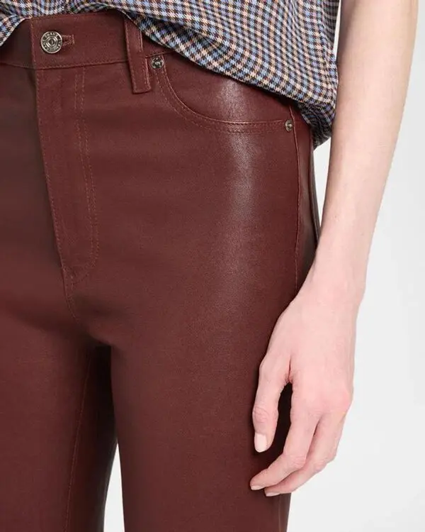 FRAME The Leather Reboot Jeans - Currant