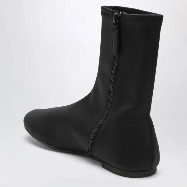 Senso Black Charlotta Ankle Boots In Stretch Fabric