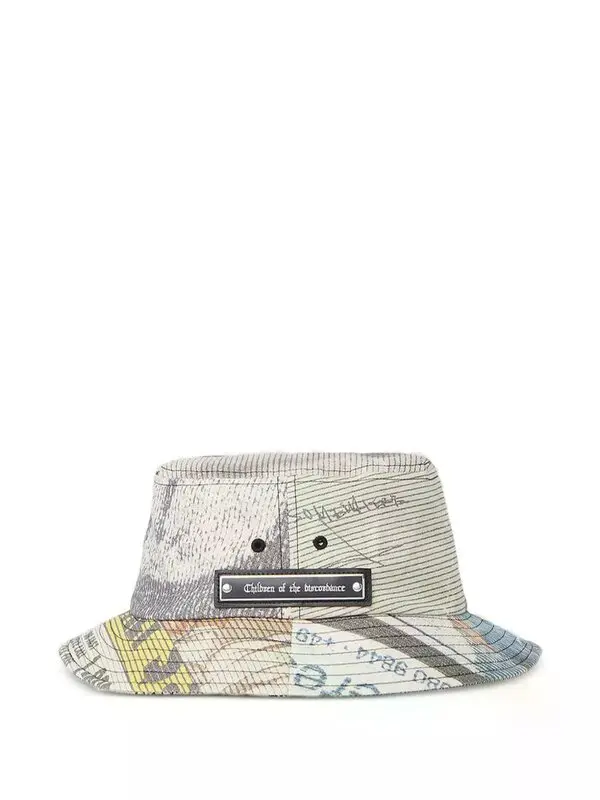 CHILDREN OF THE DISCORDANCE X Bandana Patch Bucket Hat - Grey