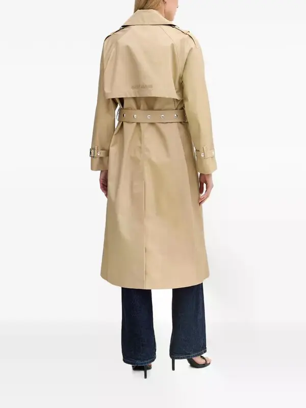 Dkny Belted Double-breasted Trench Coat