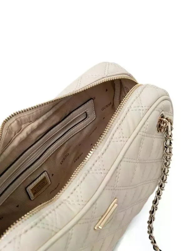 Guess Giully Quilted Leather Shoulder Bag