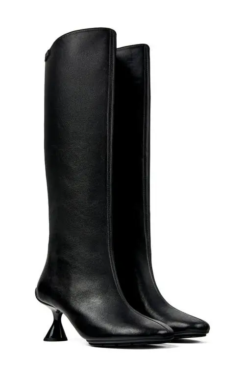 Camper Right Leather Knee High Boot
