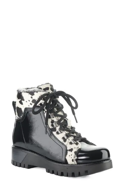 BOS. & CO. Garo Prima Leather Bootie - Black/salt Pepper
