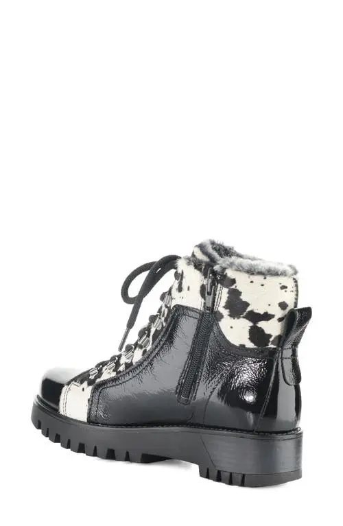 BOS. & CO. Garo Prima Leather Bootie - Black/salt Pepper