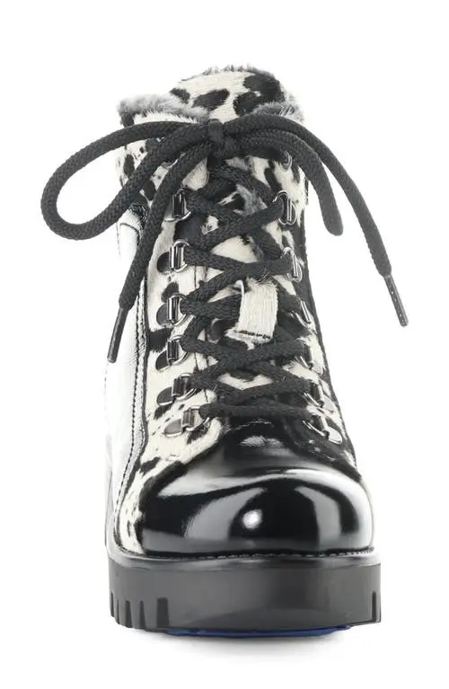 BOS. & CO. Garo Prima Leather Bootie - Black/salt Pepper