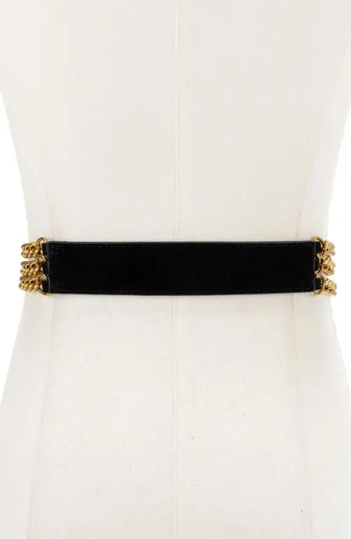 Kurt Geiger Chelsea Suede Chain Belt