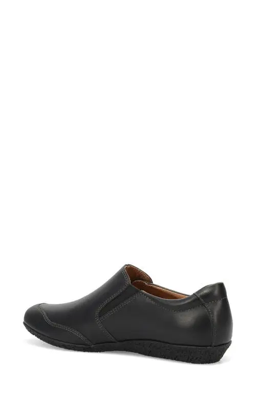 TAOS Ramble Leather Flat - Black