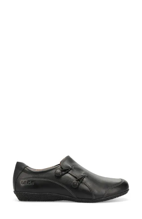 TAOS Ramble Leather Flat - Black