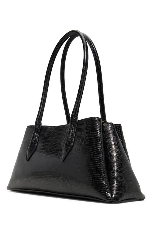 Aldo Avanieex Lizard Embossed Faux Leather Shoulder Bag