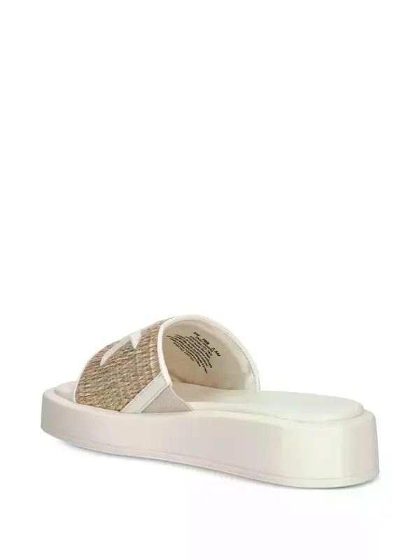 Dkny Logo-patch Woven Slides