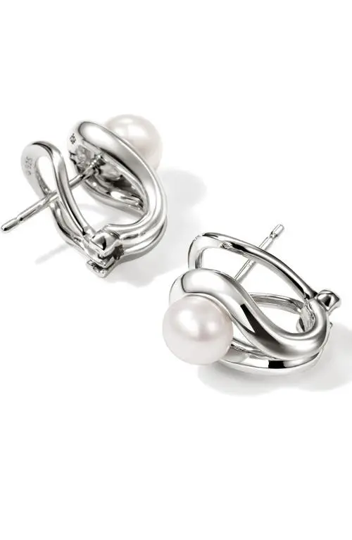 John Hardy Surf Earrings, Sterling