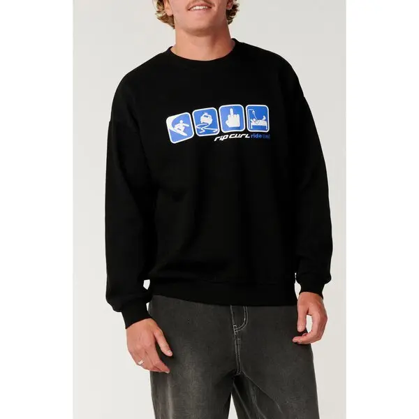 Rip Curl Archive Ride On Crewneck Sweatshirt