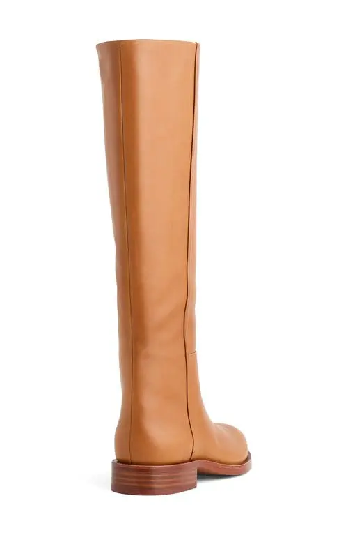 Madewell Marty Leather Tall Boot - Caramel