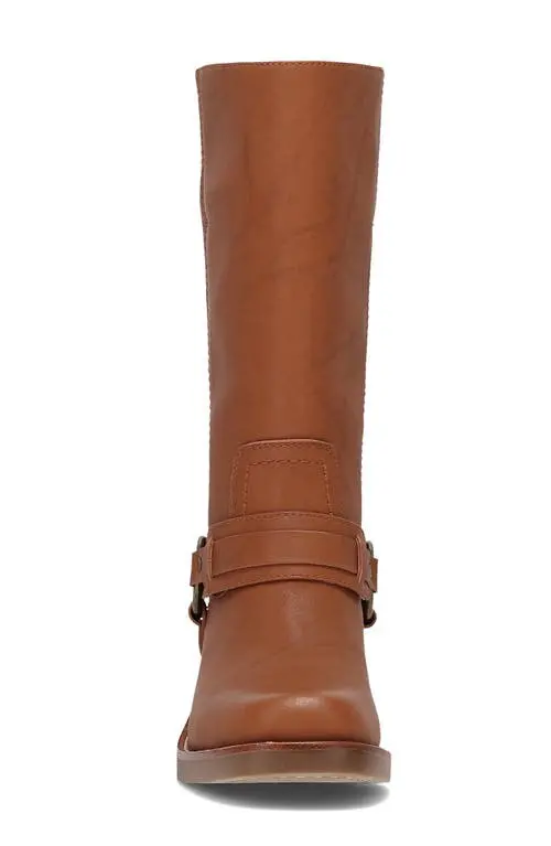 THE FRYE COMPANY Miranda Harness Faux Leather Boot - Saddle