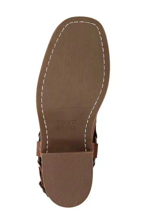 THE FRYE COMPANY Miranda Harness Faux Leather Boot - Saddle