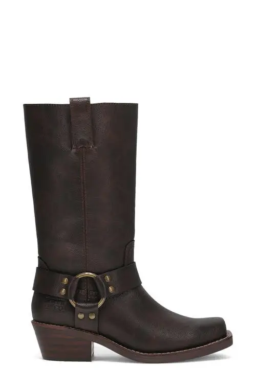 THE FRYE COMPANY Lorrie Harness Faux Leather Boot - Walnut