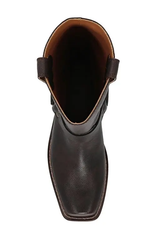 THE FRYE COMPANY Lorrie Harness Faux Leather Boot - Walnut