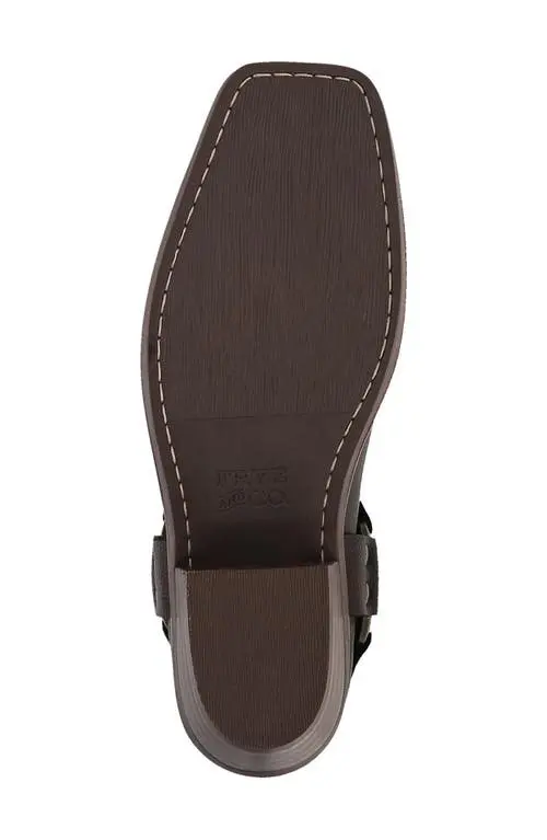 THE FRYE COMPANY Lorrie Harness Faux Leather Boot - Walnut