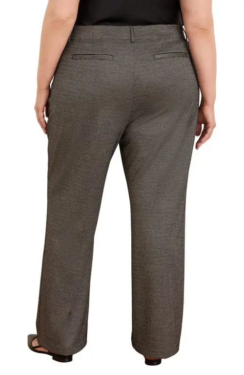 NIC+ZOE Tremont Wide Leg Lurex Tweed Pants