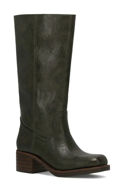 THE FRYE COMPANY Miranda 14 Faux Leather Knee High Boot - Evergreen