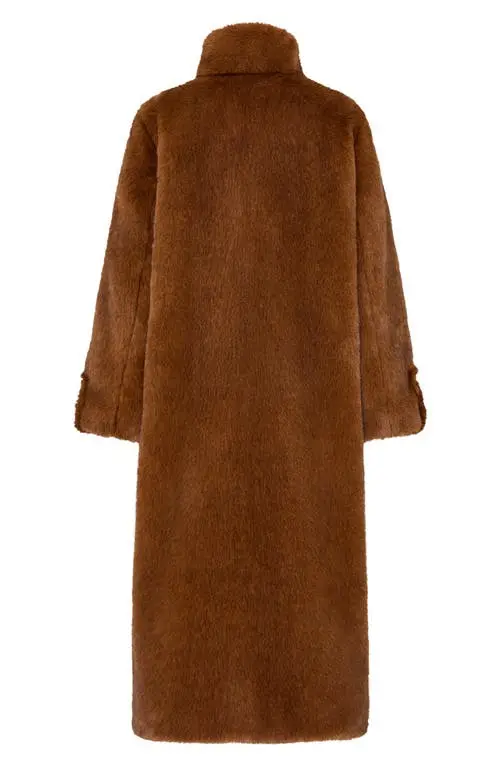 MILLY Gia Faux Fur Coat