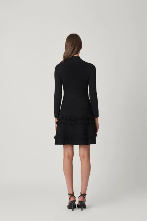 Shoshanna Crystal Embellished Knit Joie Dress