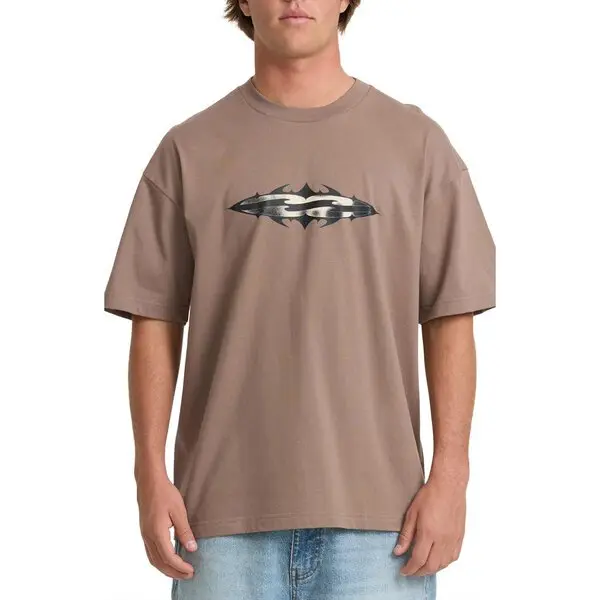 BILLABONG Immortal Diamonds Oversize Cotton Graphic T-shirt