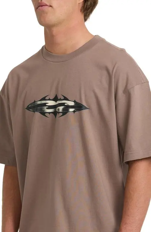 BILLABONG Immortal Diamonds Oversize Cotton Graphic T-shirt