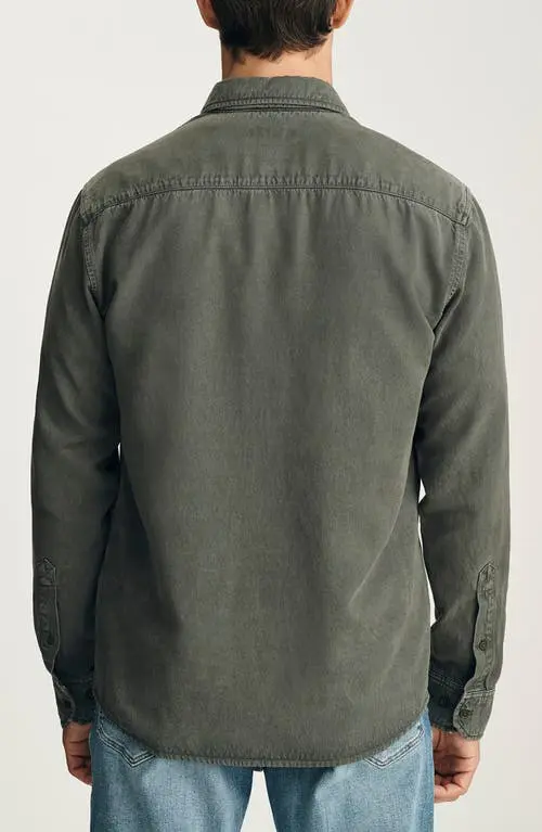 34 Heritage Tencel Lyocell Blend Long Sleeve Button Up Shirt