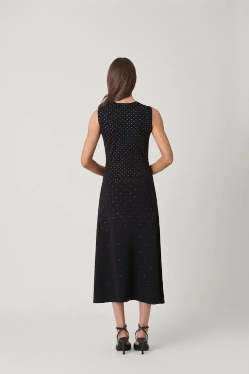 Shoshanna Crystal Embellished Knit Serenity Dress