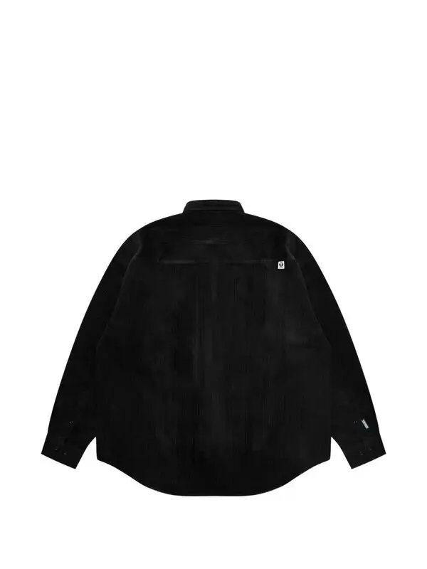 AAPE BY *A BATHING APE Moonface Corduroy Shirt - Black