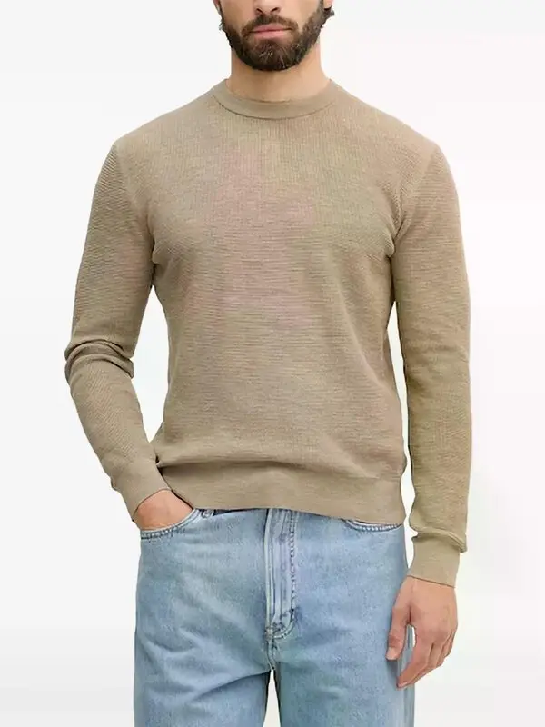 BENETTON Waffle-knit Sweater
