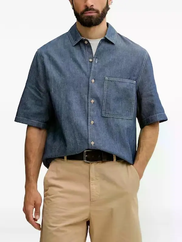 BENETTON Short-sleeved Chest-pocket Shirt