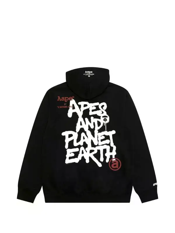 AAPE BY *A BATHING APE Moonface Graphic Hoodie