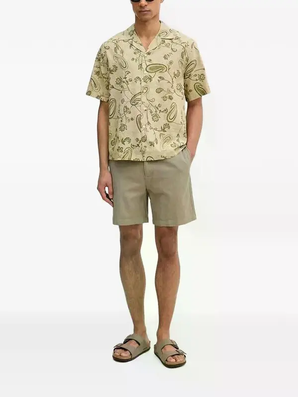BENETTON Paisley-print Short-sleeve Shirt