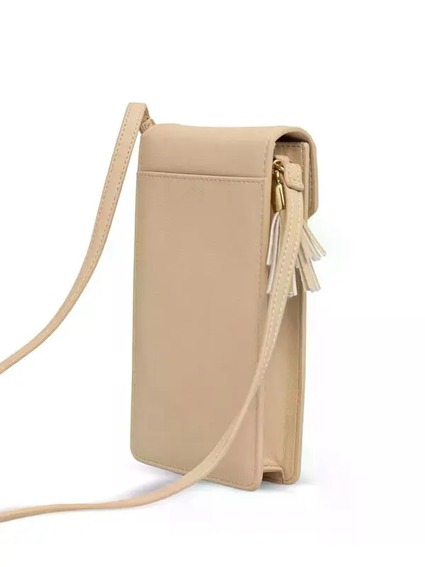 Moschino Logo-plaque Tassel-detail Phone Bag