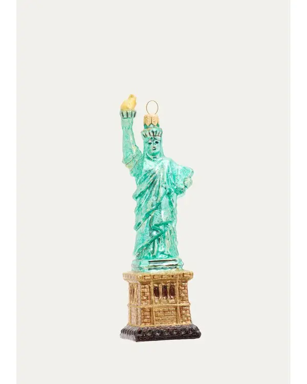 IMPULS Statue Of Liberty Glass Ornat - Multi