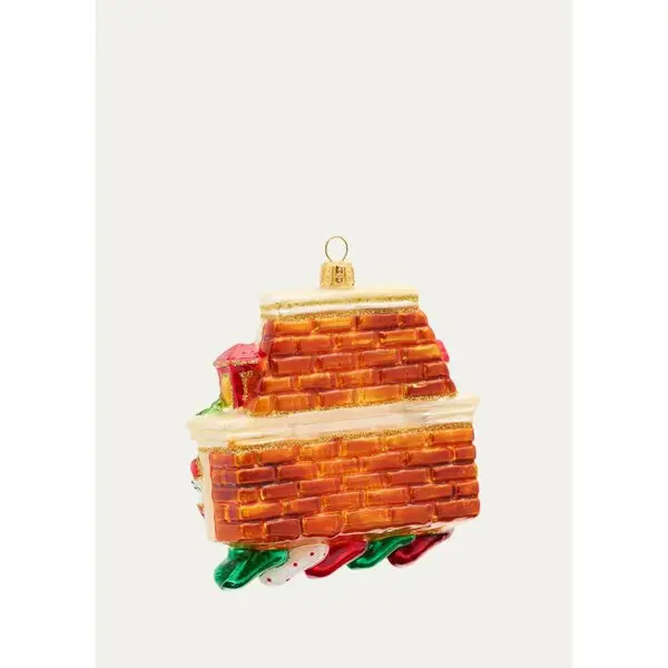 IMPULS Festive Fireplace Glass Ornat