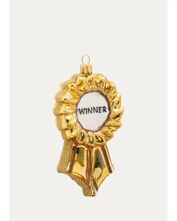 IMPULS Winner Ribbon Glass Ornat - Multi