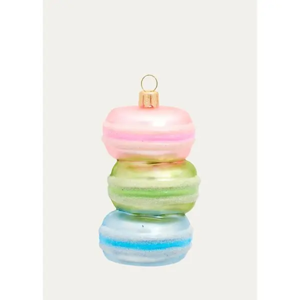 IMPULS Stack Of Macaron Glass Ornat