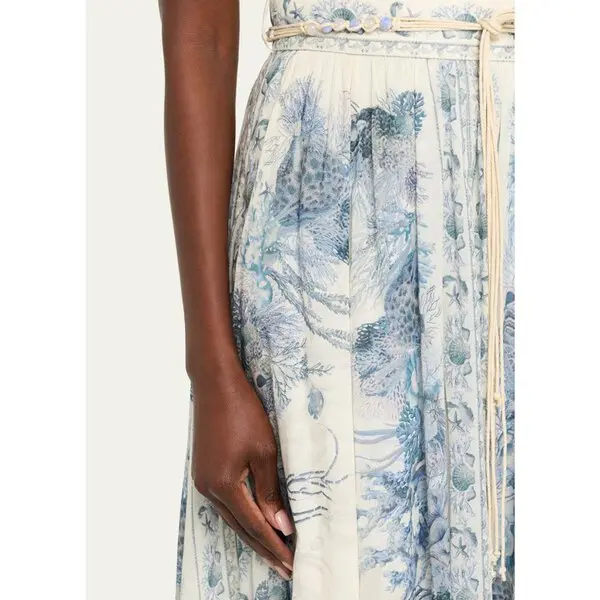 Zimmermann Wanderlust A-line Maxi Skirt