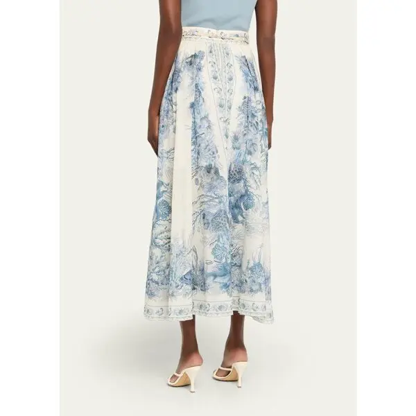 Zimmermann Wanderlust A-line Maxi Skirt