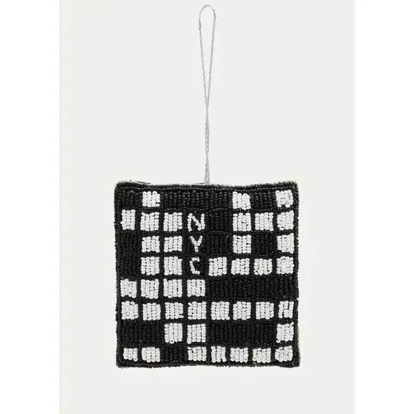 SUDHA PENNATHUR Crossword Puzzle Beaded Ornat