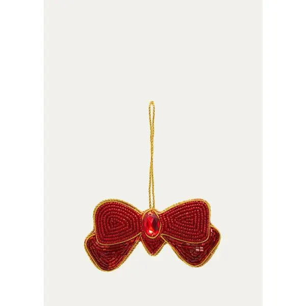 SUDHA PENNATHUR Beaded Bow Ornat