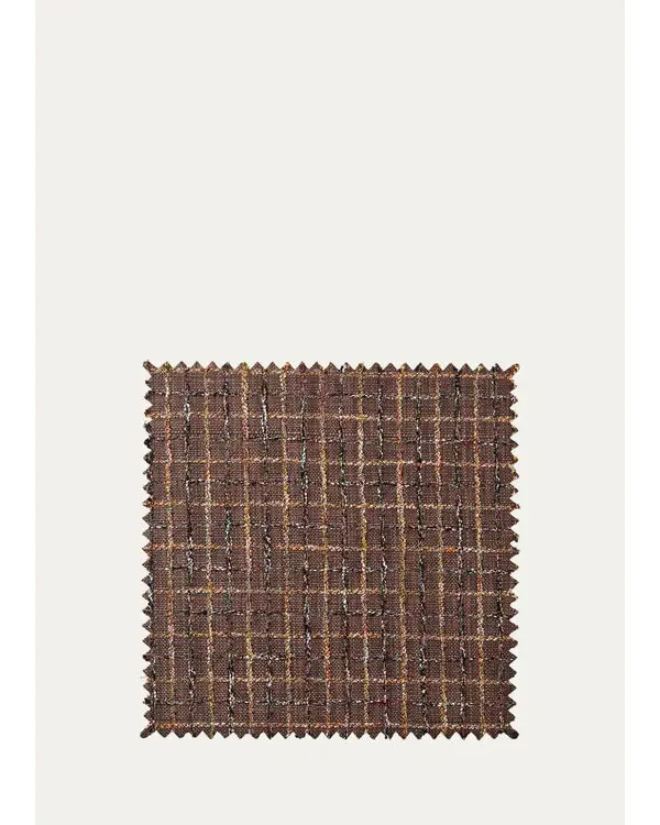 KIM SEYBERT Boucle Reversible Placemat - Brown Multi