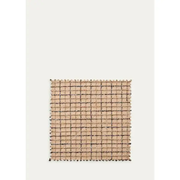 KIM SEYBERT Boucle Reversible Placemat - Brown Multi