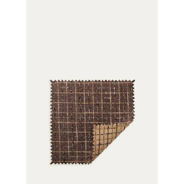 KIM SEYBERT Boucle Reversible Placemat - Brown Multi
