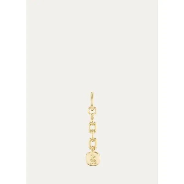UNIFORM OBJECT 18k Yellow Gold & Emerald Drop Earrings