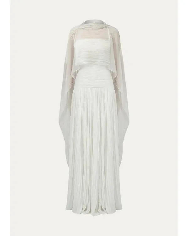 Simkhai Genoa Sheer Jersey Cape